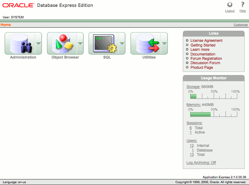 Oracle 10g Express Edition on Ubuntu 10.10 (Maverick) | Linode Docs