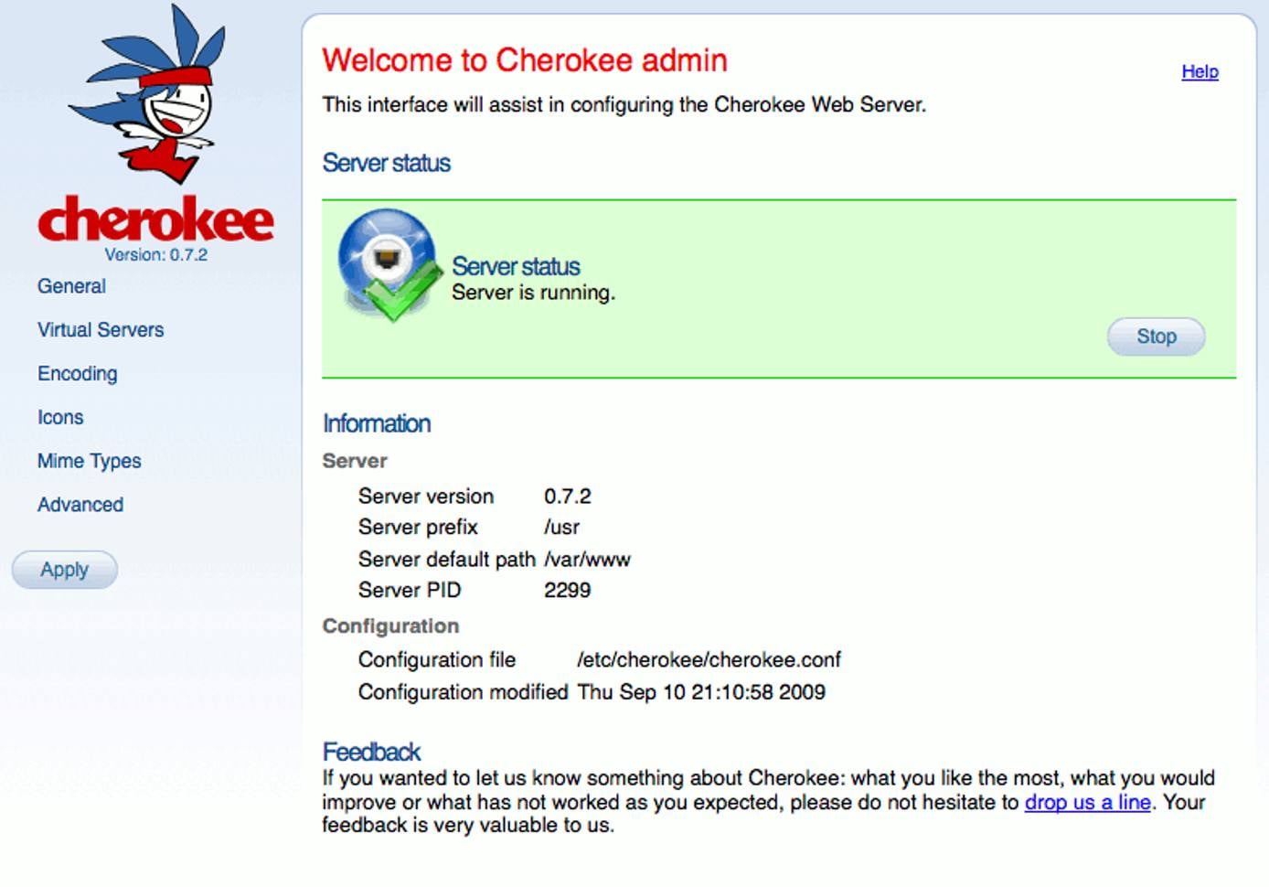 Websites with the Cherokee Web Server on Debian 5 (Lenny) | Linode Docs