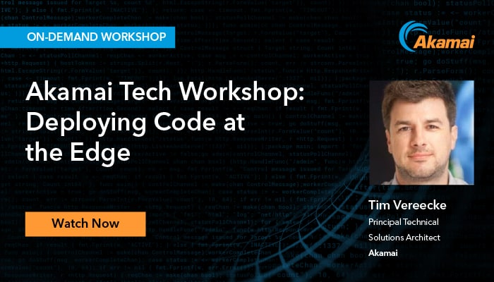 Akamai Tech Workshops - Online Technical Workshops | Akamai
