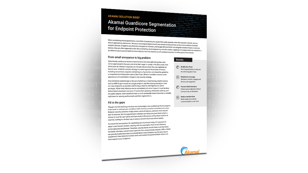 Akamai Guardicore Segmentation for Endpoint Protection | Akamai