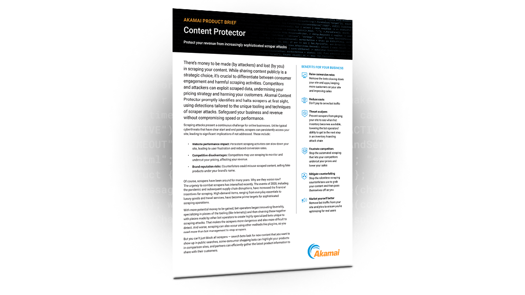 Content Protector Product Brief | Akamai