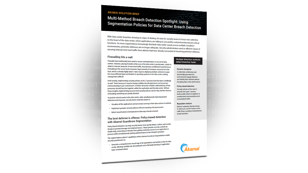 Multi-Method Breach Detection Spotlight: Using Segmentation Policies ...