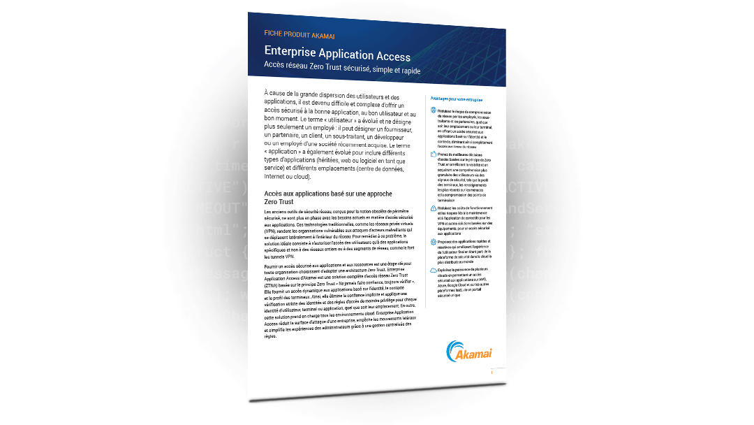 Akamai Enterprise Application Access - Solution Zero Trust | Akamai